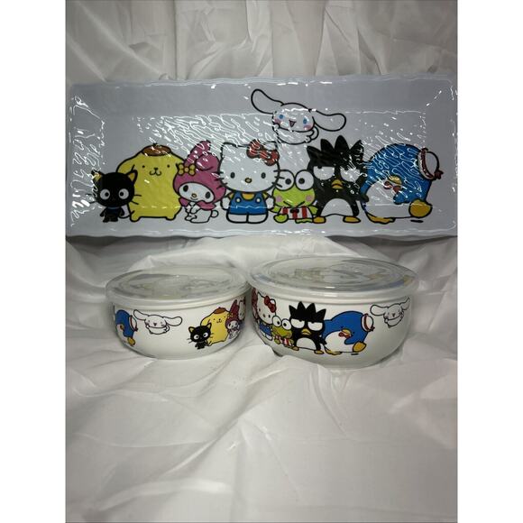 Hello Kitty | Toys | Hello Kitty Friends Melamine Tray And 2 Time ...